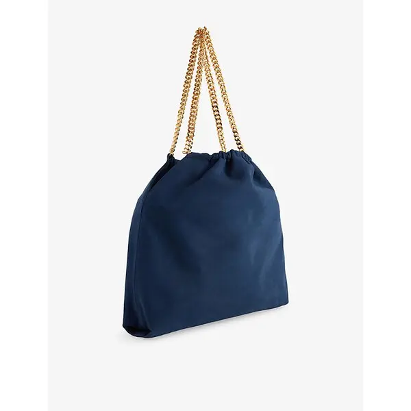 Stella McCartney Falabella Drawstring Faux-suede Shoulder Bag