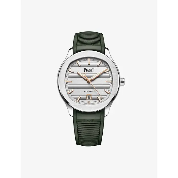 PIAGET Polo Signature Stainless-steel Date Watch 42mm - Silver