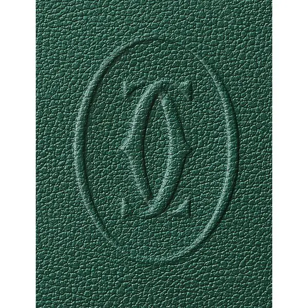 Cartier Must De 4cc Leather Card Holder - Green