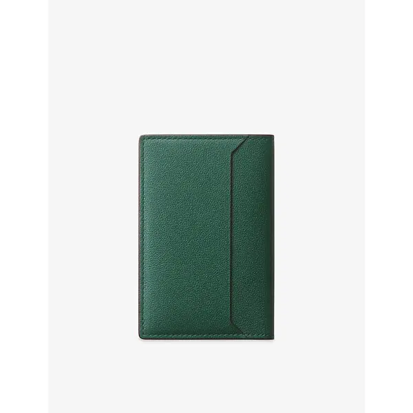 Cartier Must De 4cc Leather Card Holder - Green