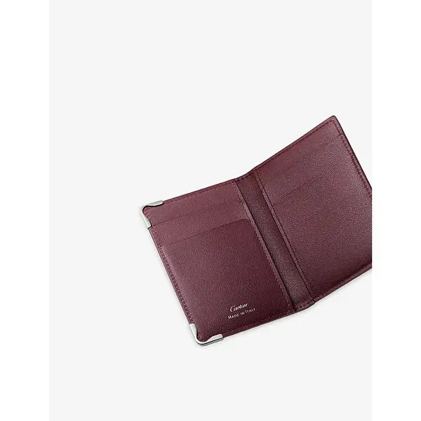 Cartier Must De 4cc Leather Card Holder - Green