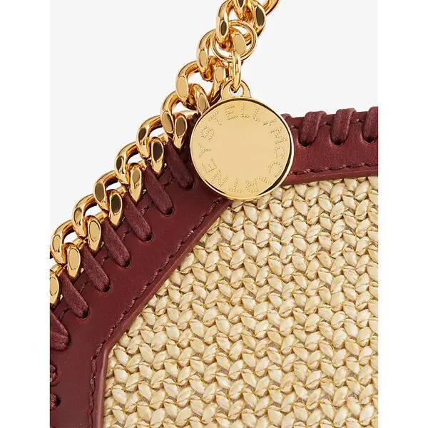 Stella McCartney Falabella Mini Raffia Tote Bag
