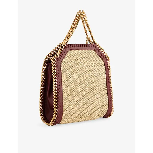 Stella McCartney Falabella Mini Raffia Tote Bag
