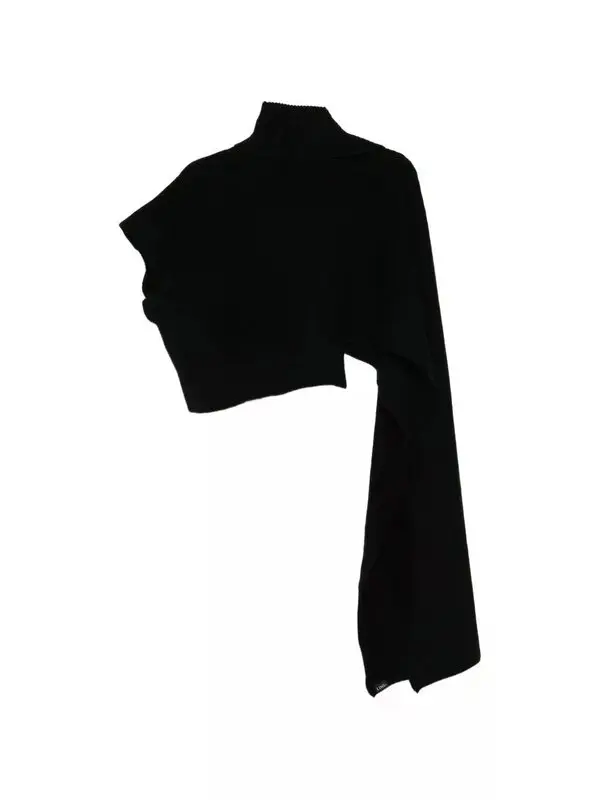 LIMI FEU Ribbed-knit Cropped Sweater