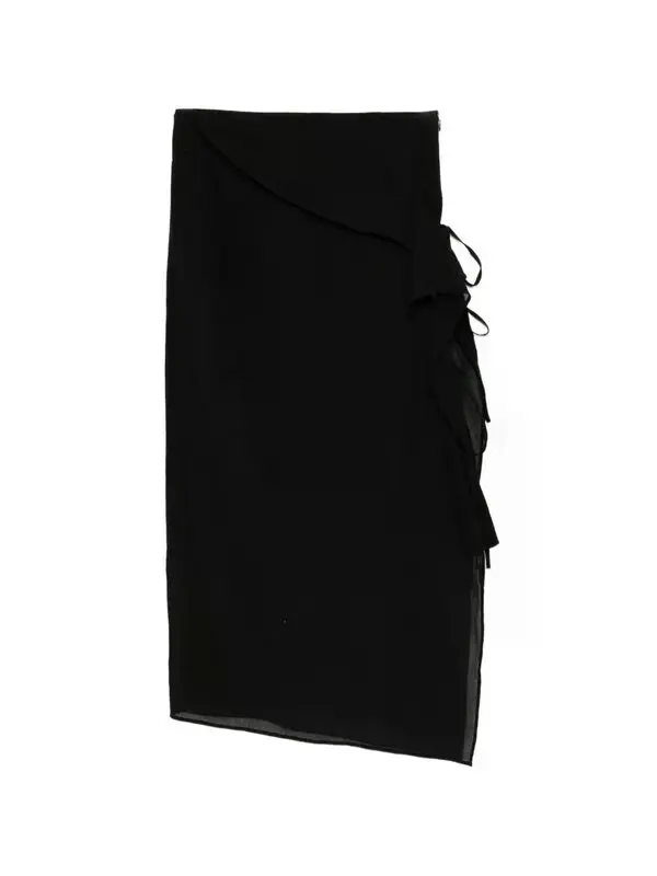 LIMI FEU Asymmetric Lace-up Skirt