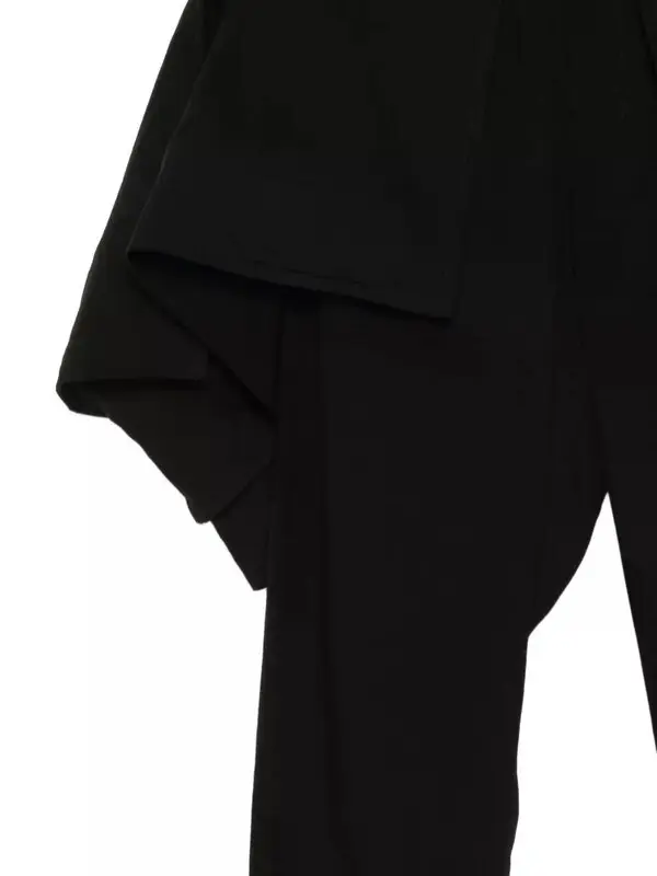 LIMI FEU Draped Layered Trousers