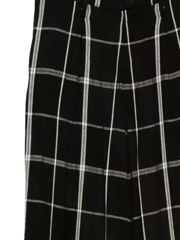 LIMI FEU Check Pattern Trousers