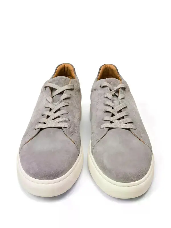 POCHE PARIS Lace-up Suede Sneakers