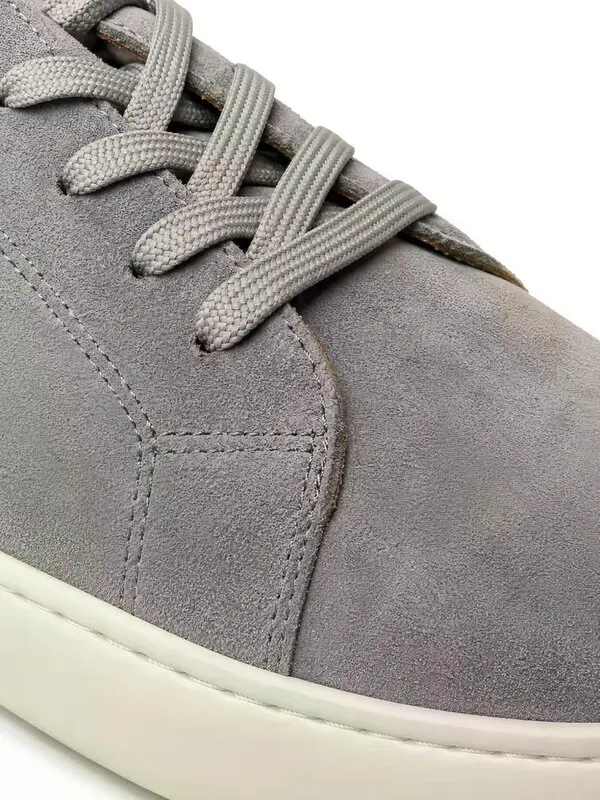 POCHE PARIS Lace-up Suede Sneakers