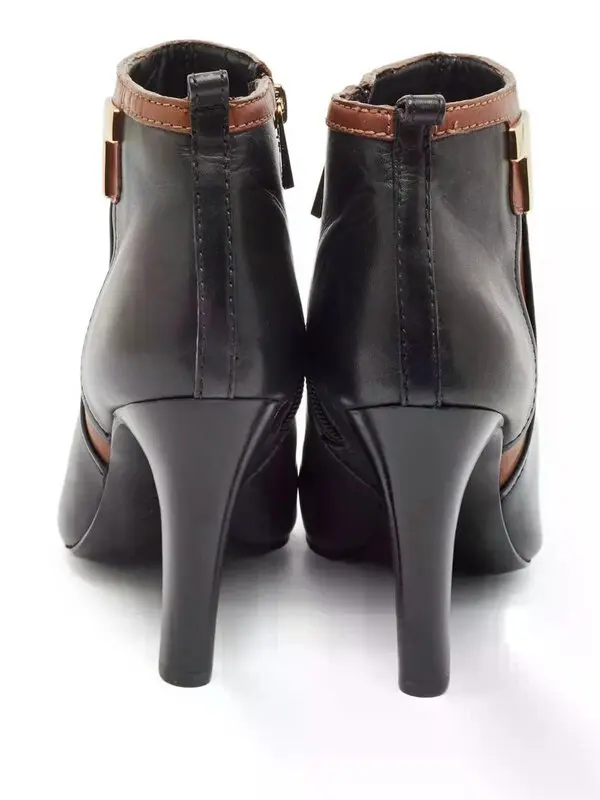 Tory Burch 85mm Double T Leather Ankle Boots