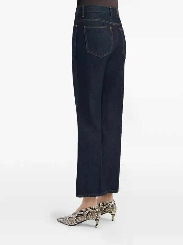 Khaite Clara Cropped Flare Jeans