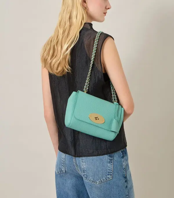 Mulberry Lily Leather Shoulder Bag - Blue