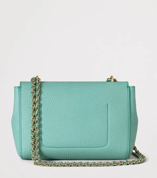 Mulberry Lily Leather Shoulder Bag - Blue