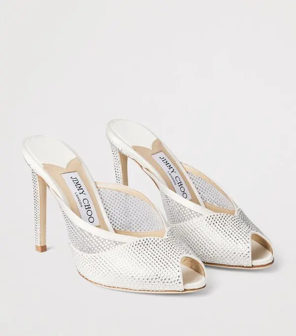 JIMMY CHOO Brigitte Embellished Mules