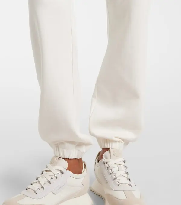 Moncler Cotton Jersey Sweatpants With Drawstring Waist