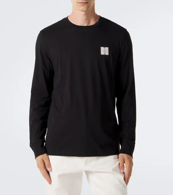 Moncler Cotton Jersey T-shirt - Black