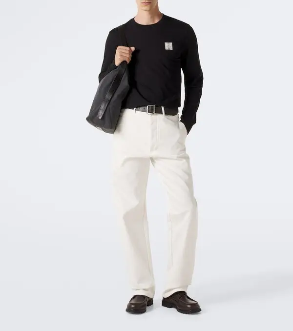 Moncler Cotton Jersey T-shirt - Black