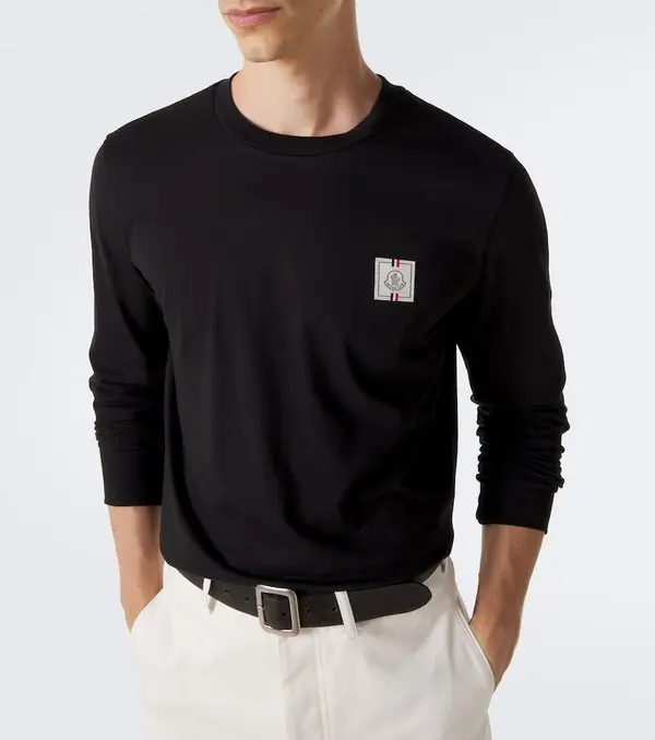 Moncler Cotton Jersey T-shirt - Black