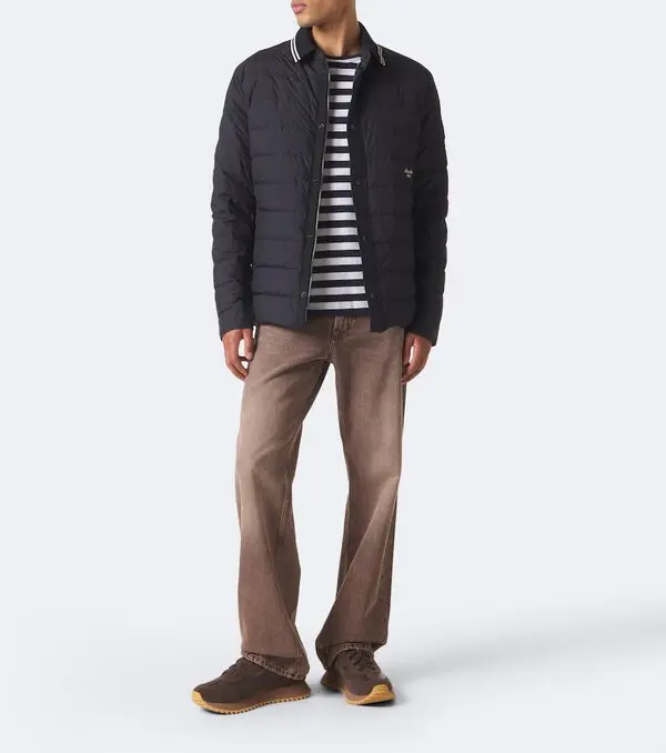 Moncler Pacey2 Suede-trimmed Sneakers - Brown