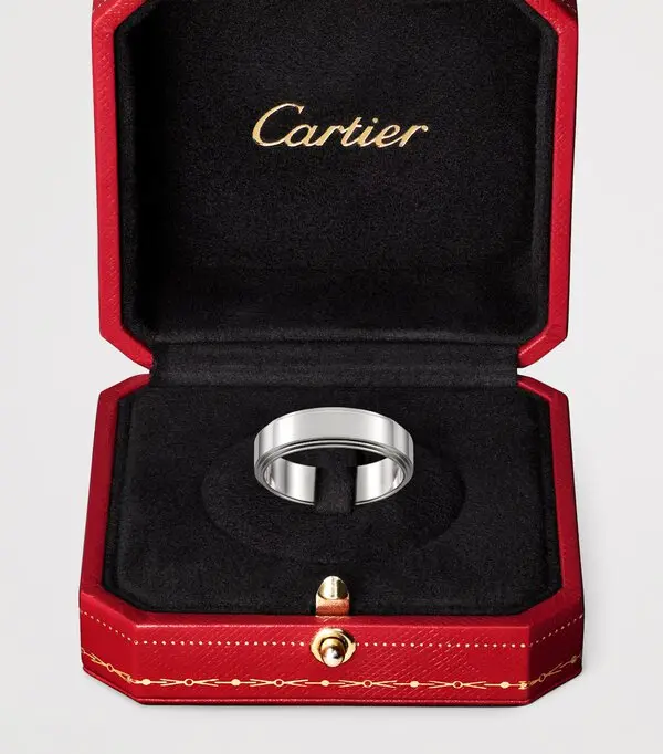 Cartier Platinum And Diamond Wedding Band