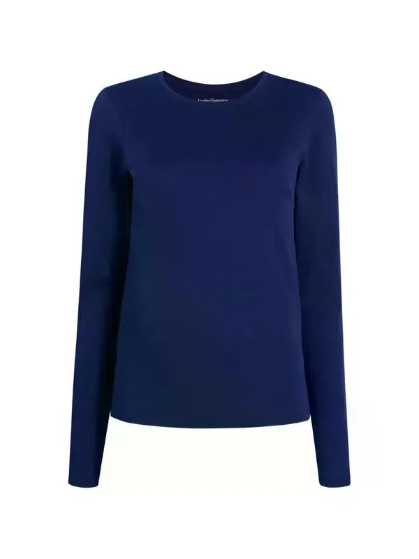 Another Tomorrow Cotton Long Sleeve T-shirt