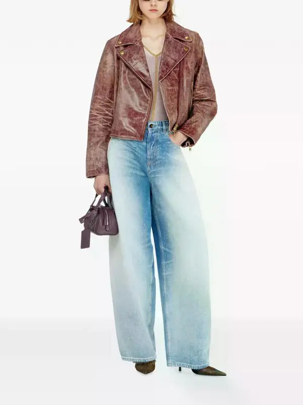 DIESEL® Leather Biker Jacket