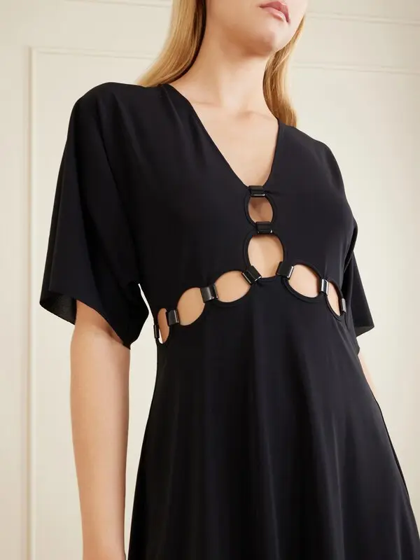 ERES Connection Cutout Jersey Mini Dress