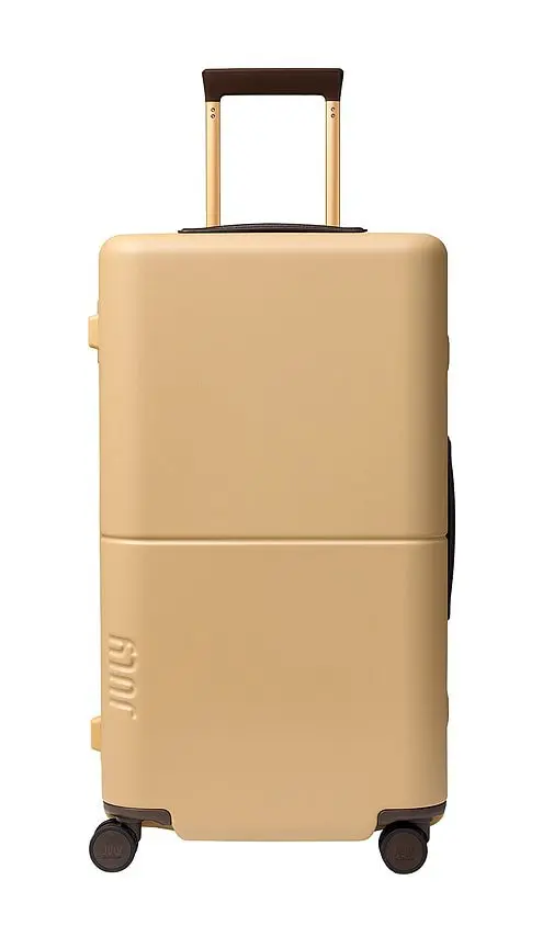 JULY Eden Checked Luggage - Beige