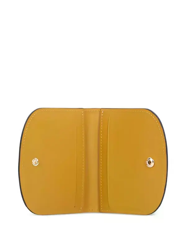 Longchamp Pure Logo-embossed Card Holder - Brown