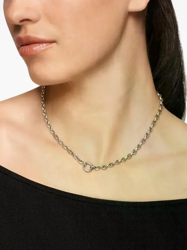 David Yurman Mercer Petite Chain Necklace - Silver