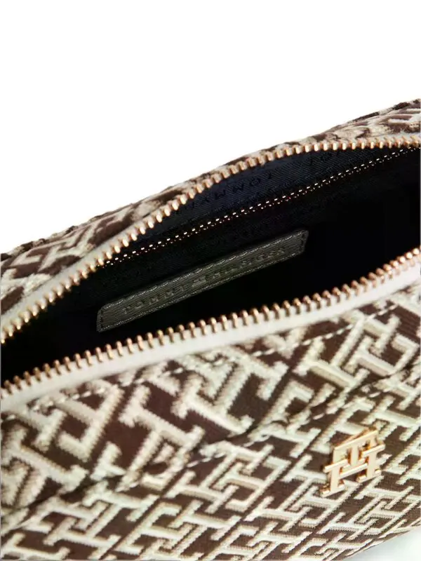 Tommy Hilfiger Monogram Pattern Shoulder Bag