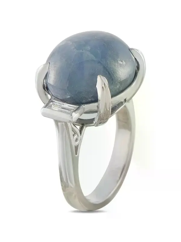 LB EXCLUSIVE Sapphire And Diamond Ring - Silver