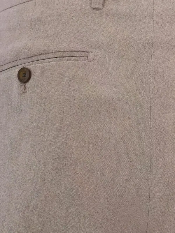 BRIGLIA 1949 Pleated Tapered-leg Trousers - Neutrals