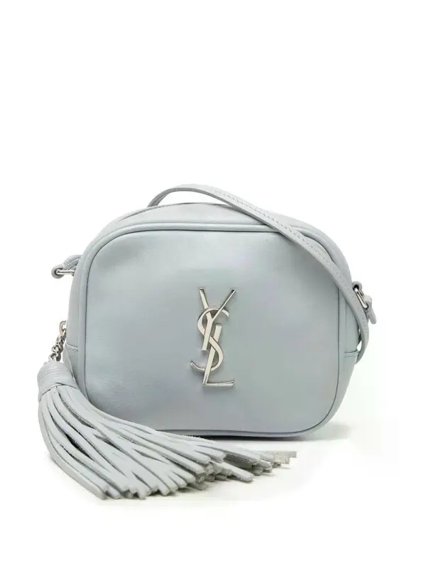 Saint Laurent Monogram Blogger Bag - Blue