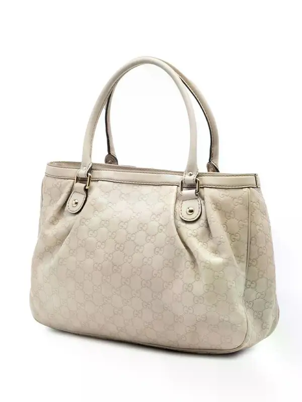 Gucci Embossed Leather Sukey Tote Bag