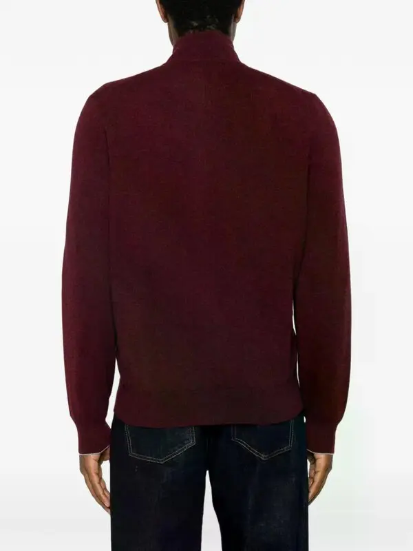 Brunello Cucinelli High Neck Zip-up Cardigan