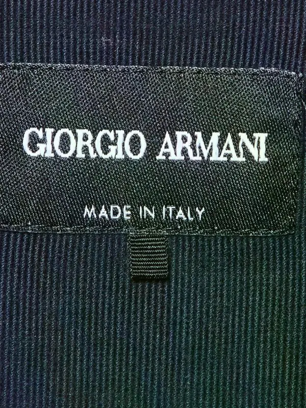 Giorgio Armani Midnight Corduroy Belted Trousers