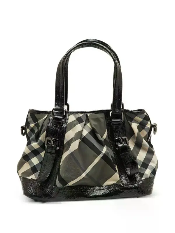Burberry Beat Check Lowry Tote Bag