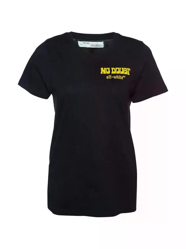 Off-White Cotton T-shirt - Black