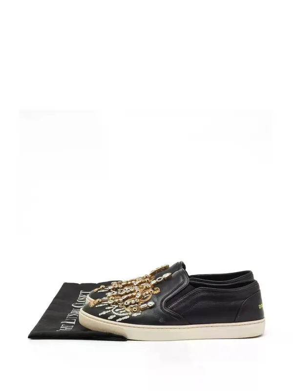 Dolce & Gabbana Embellished Slip-on Sneakers