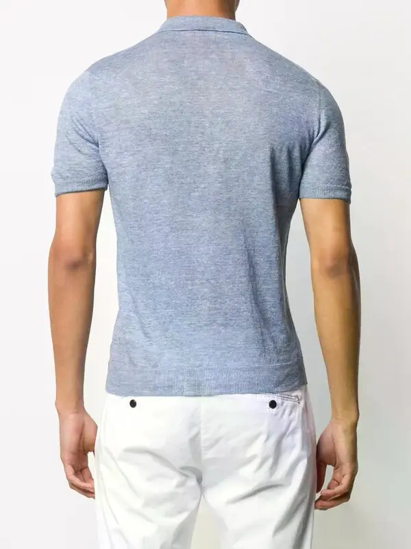 BARBA NAPOLI Knitted Polo Shirt
