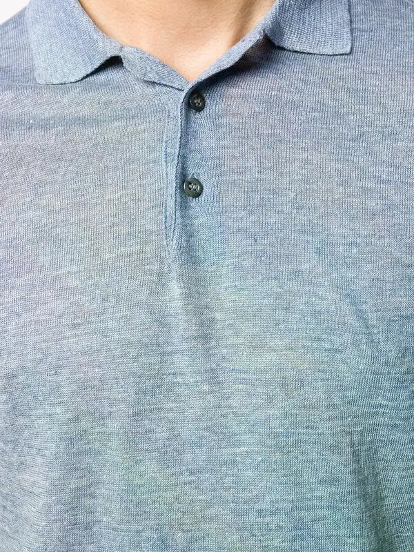 BARBA NAPOLI Knitted Polo Shirt
