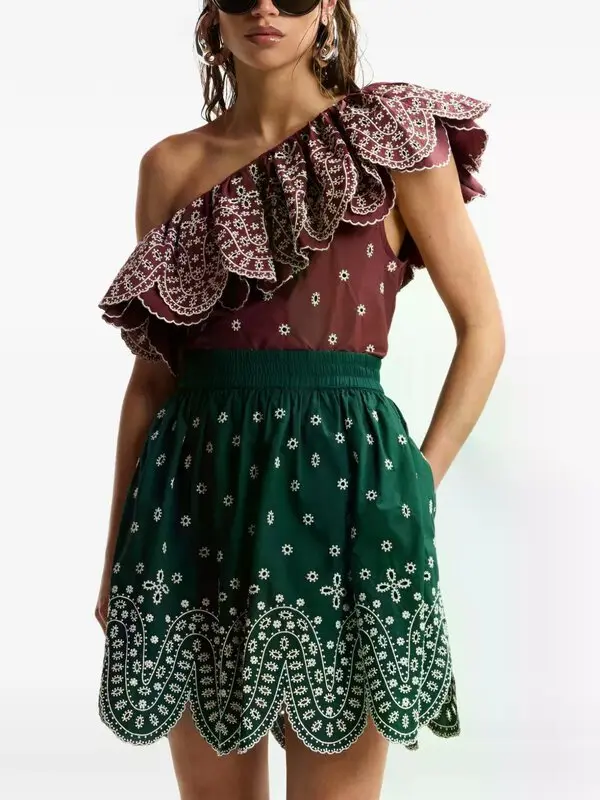 Essentiel Antwerp Ruffled One-shoulder Blouse