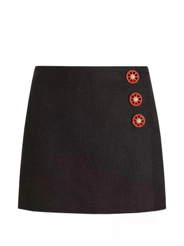Dolce & Gabbana Fabric Mini Skirt - Black
