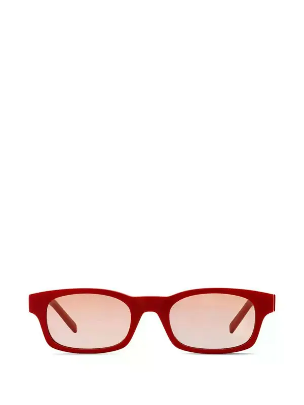 Givenchy Rectangle Frame Sunglasses - Red