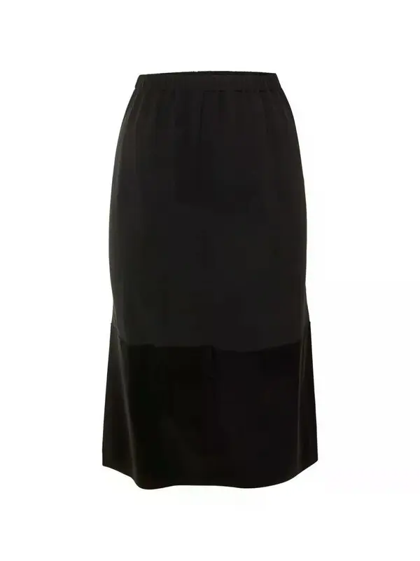 Celine Paneled Midi Skirt