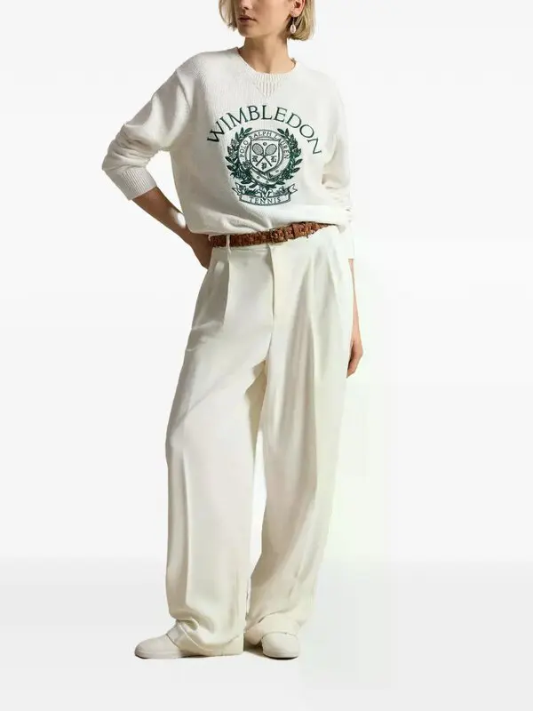 Polo Ralph Lauren Wimbledon Embroidered Crew Neck Sweater