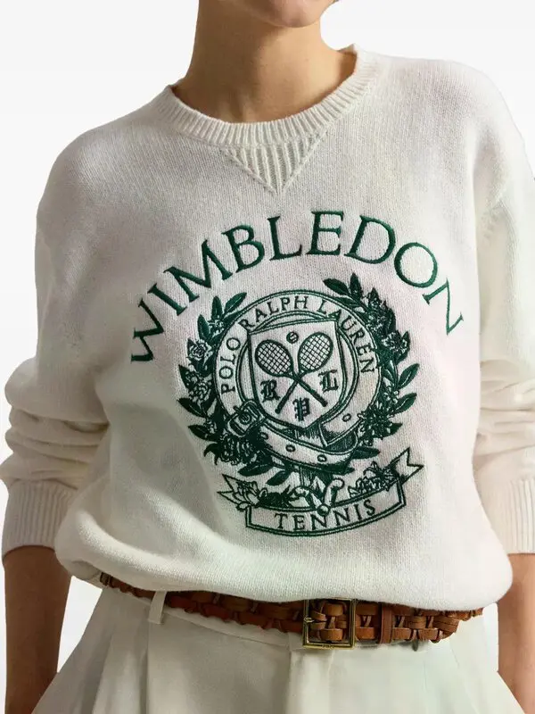 Polo Ralph Lauren Wimbledon Embroidered Crew Neck Sweater