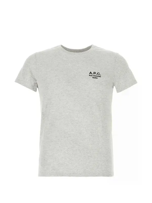 A.p.c. Melange Logo T-shirt