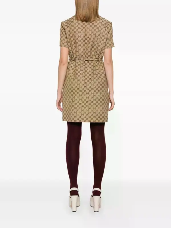 Gucci Gg Supreme Canvas Mini Dress